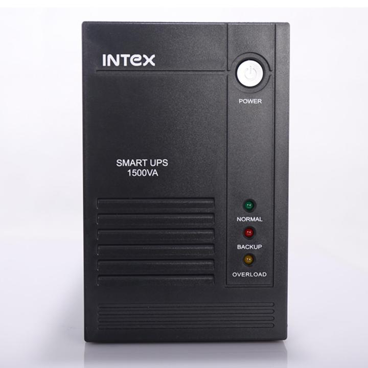 INTEX 1500va U PS 4 universal sockets 900w for pc/wifi/cctv/tv back up ...