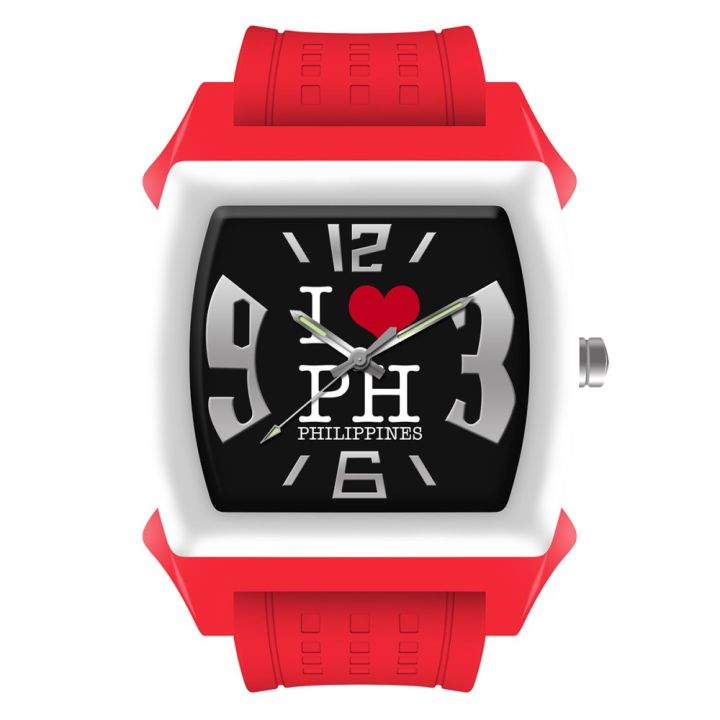 UniSilver TIME "I Love PH" Junior Size Unisex Red / White / Black ...