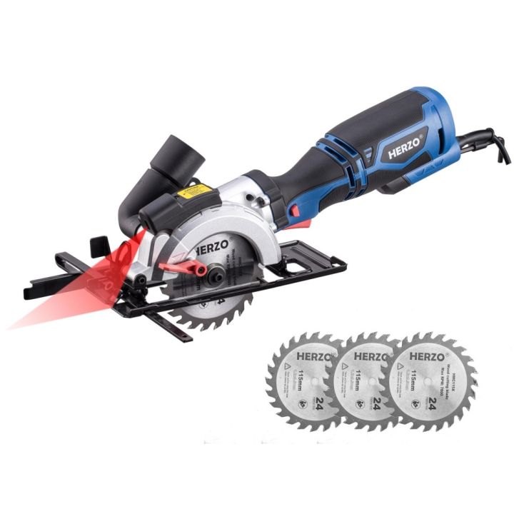 Herzo HMS15X 710W Mini Circular Saw with Laser | Lazada PH