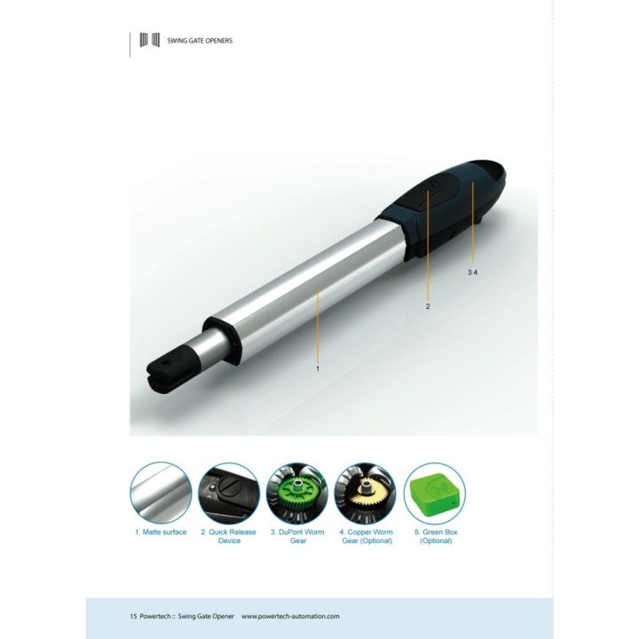 PowerTech PW-330 Swing Automatic Gate Opener | Lazada PH