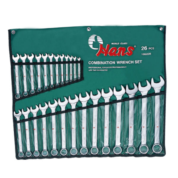 Hans Tools 16626M 26 pcs Combination Wrench Set (Silver) | Lazada PH