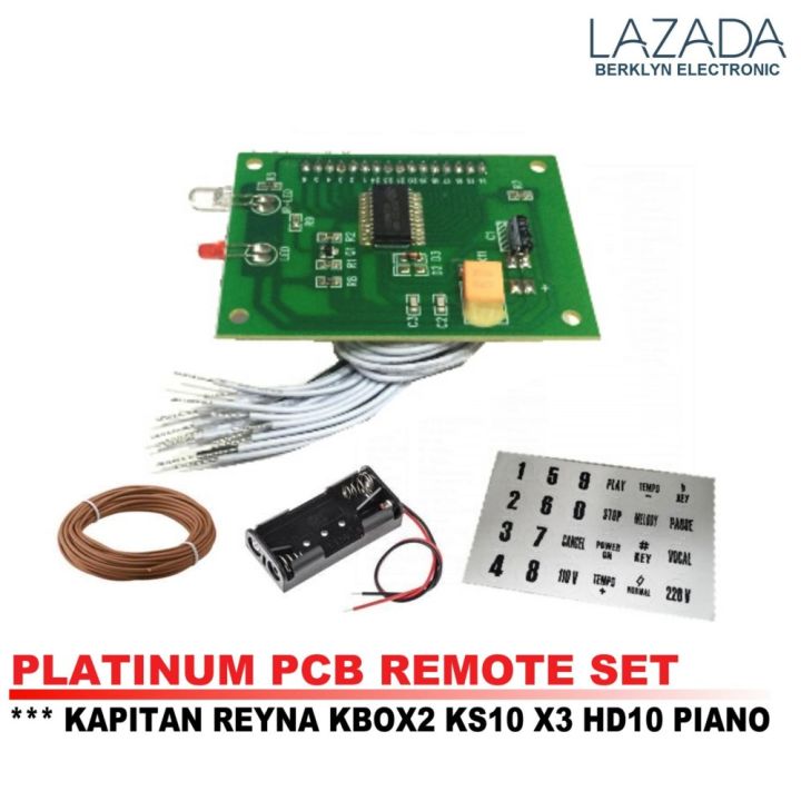 PCB Remote Set For Videoke Machine Platinum Player (Battery Holder ...