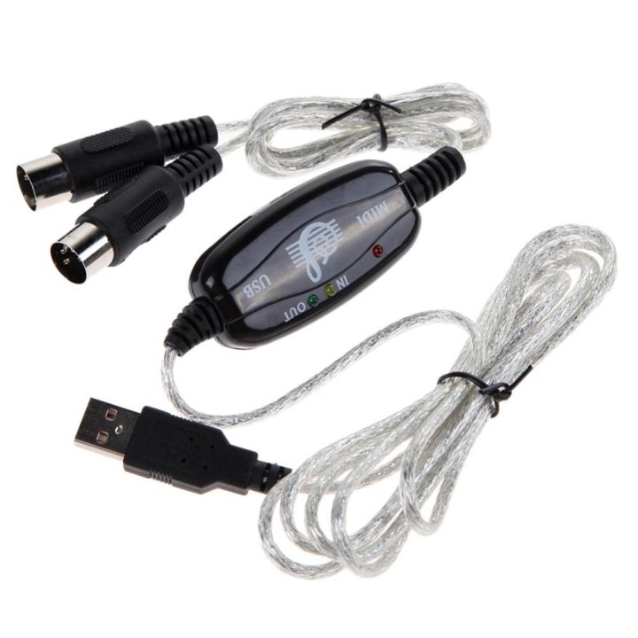 PC USB to MIDI keyboard Interface Converter Cable Cord | Lazada PH