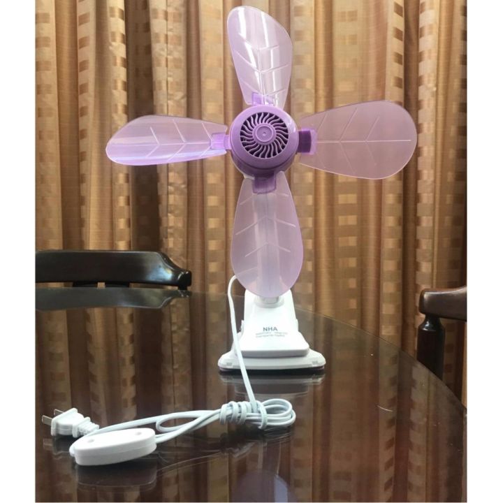 Portable Clip Electric Fan (Purple) | Lazada PH