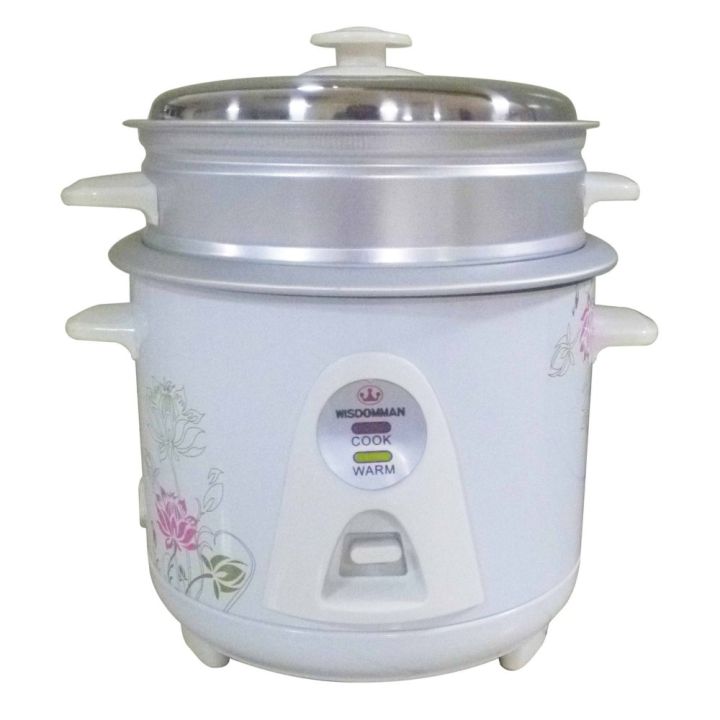 Wisdoman WSCD-18L Conventional Rice Cooker 1.8L with Free Steamer ...