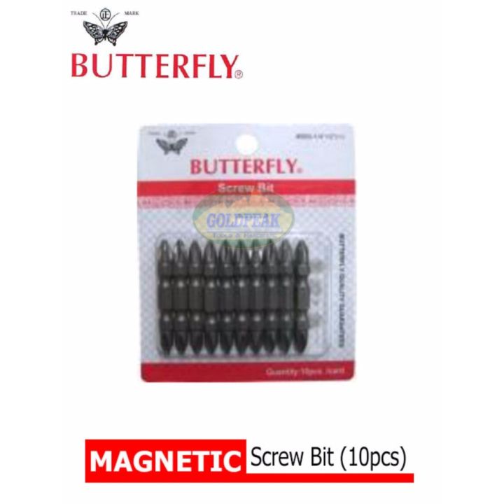 Butterfly Magnetic Screw Bit (10pcs) 2-1/2" •khm megatools• | Lazada PH