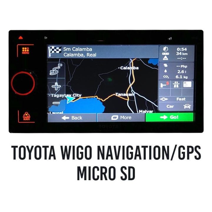 GPS Navigation SD Card for Toyota Wigo Gen 2 with Philippine Map 2017 ...