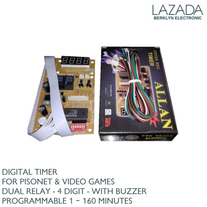 PROGRAMMABLE DIGITAL TIMER - 4 DIGIT - DUAL RELAY | Lazada PH