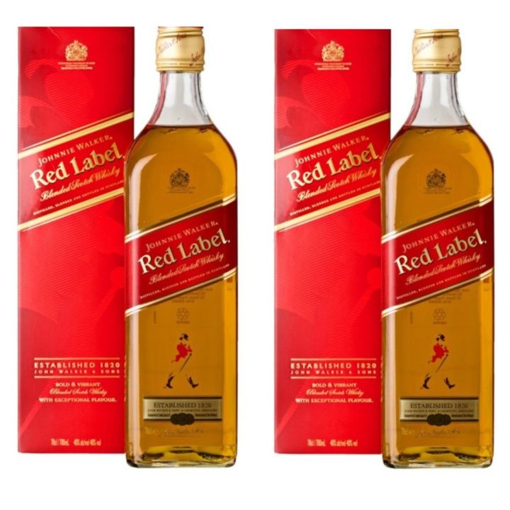 Johnnie Walker Red Label 700 ml 2 SETS | Lazada PH