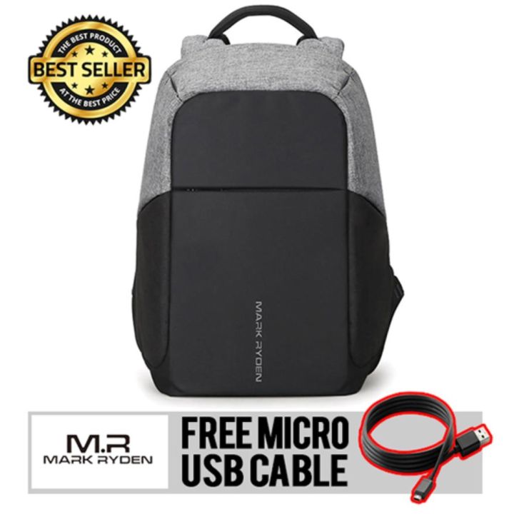 Mark Ryden Anti-theft Backpack (Contrast) 100% Original | Lazada PH