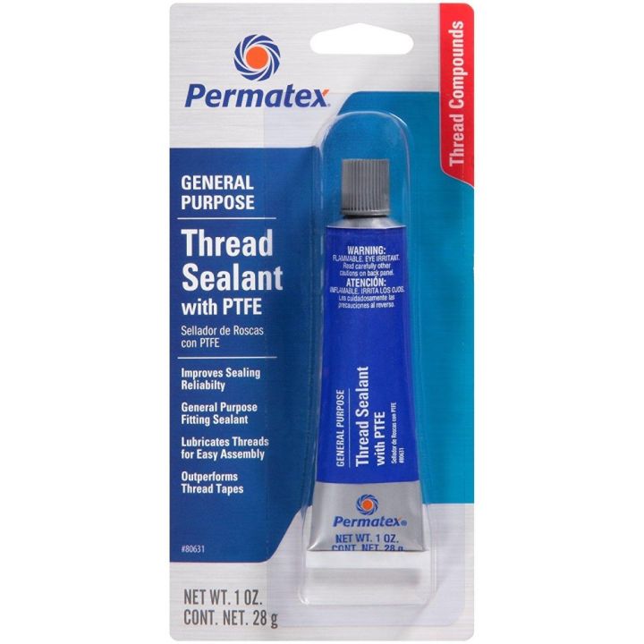 Permatex 80631 Thread Sealant with PTFE, 1 oz. | Lazada PH