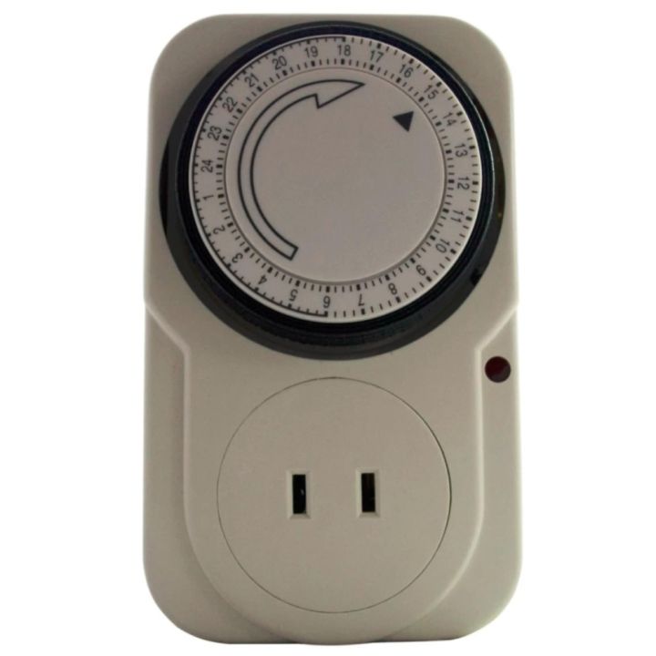 LST 24 Hours Mechanical Electrical Plug Program Timer Switch Energy ...