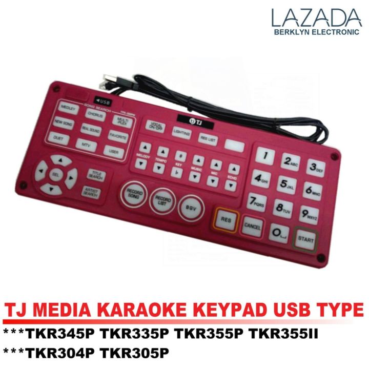 Karaoke Keypad USB Type For TJ MEDIA Player | Lazada PH