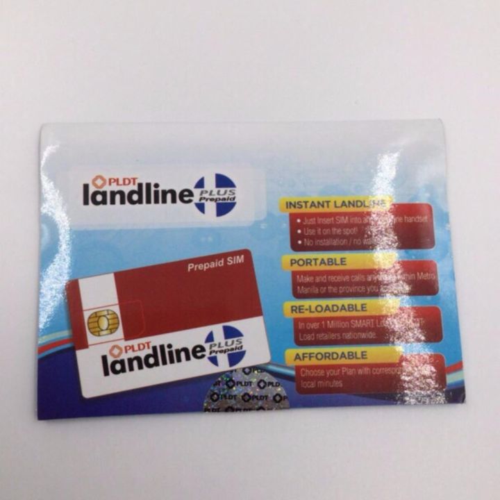 PLDT Landline Prepaid Simcard | Lazada PH