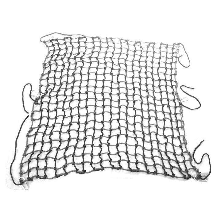Heavy Duty Pick-up Truck Cargo Net (Black/Grey) Made of Nylon Cord for ...