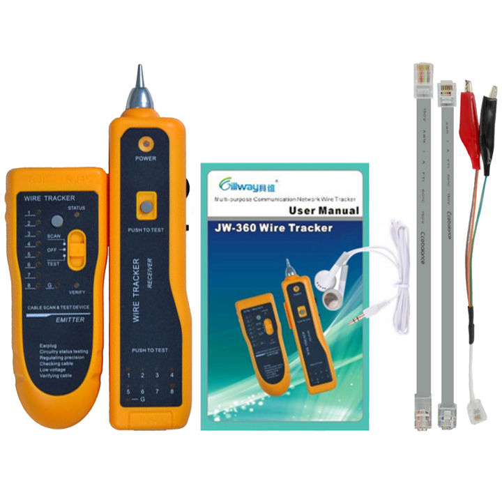 RJ45 RJ11 Telephone Phone Wire Cable Finder Tracker Tracer LAN TV ...