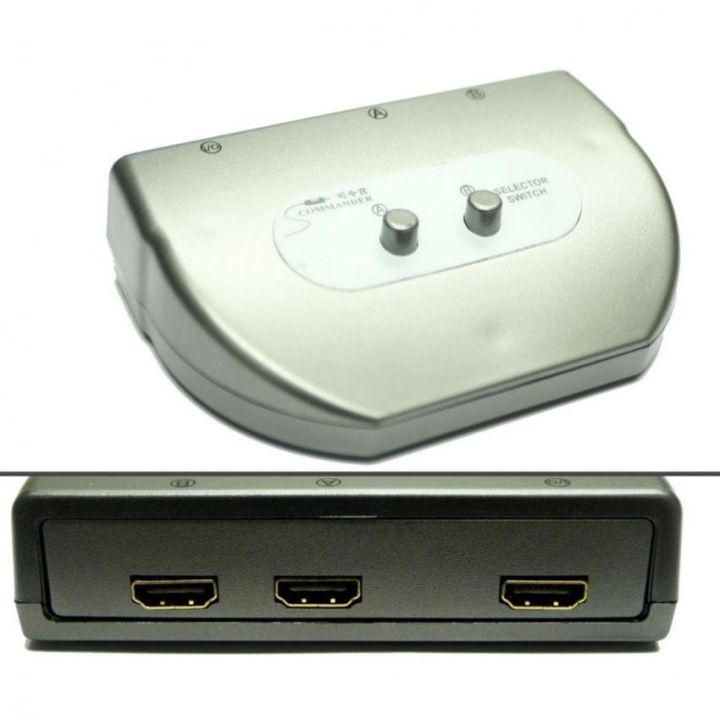 COMMANDER HDMI Selector Switch Box 2 in 1 Out MS-HD21 | Lazada PH