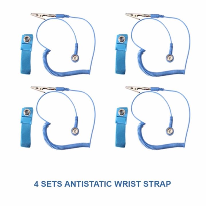 2PCS/4PCS Anti Static ESD Wrist Strap Discharge Band Antistatic ...