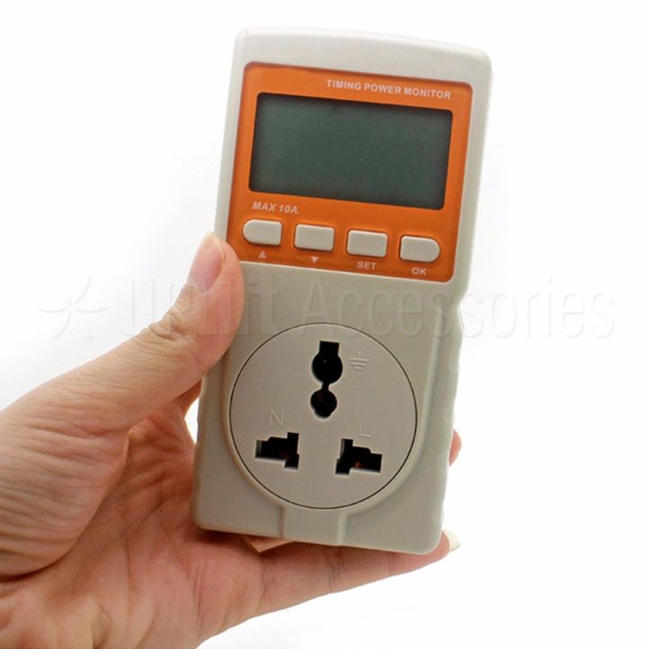 Digital Power Reader / Watt Meter with Energy-Saving Digital Timer ...