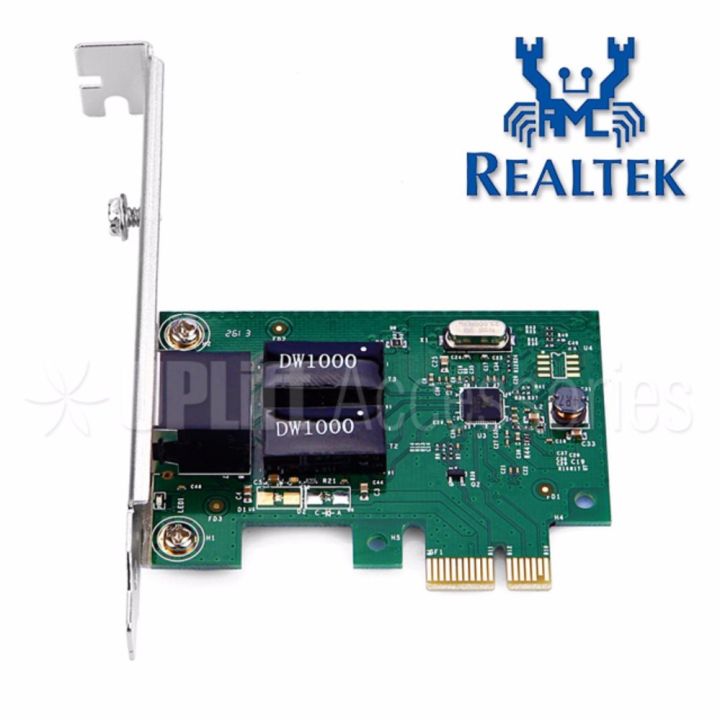 Realtek Gigabit 10/100/1000Mbps Ethernet LAN Card for PC (PCI-E ...