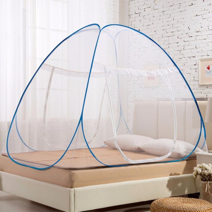 Classic Queen Size Double Plain Mosquito Net (Blue) | Lazada PH