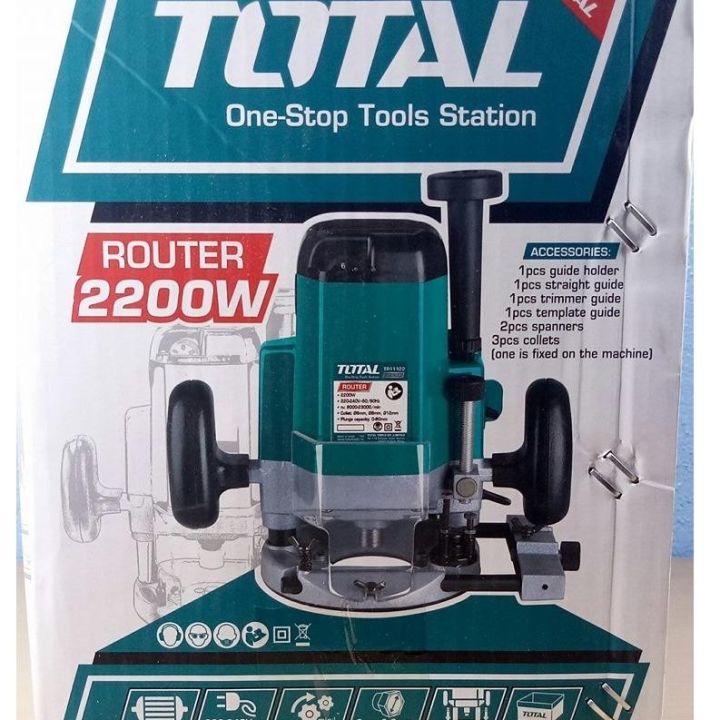 Total Plunge Router 2200Watts TR11122 (Blue Green) | Lazada PH