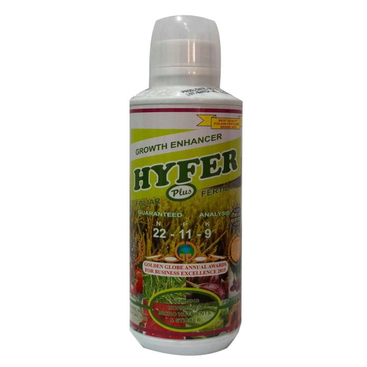 Hyfer Plus Green Growth Enhancer Foliar Fertilizer (22-11-9) 250ml ...