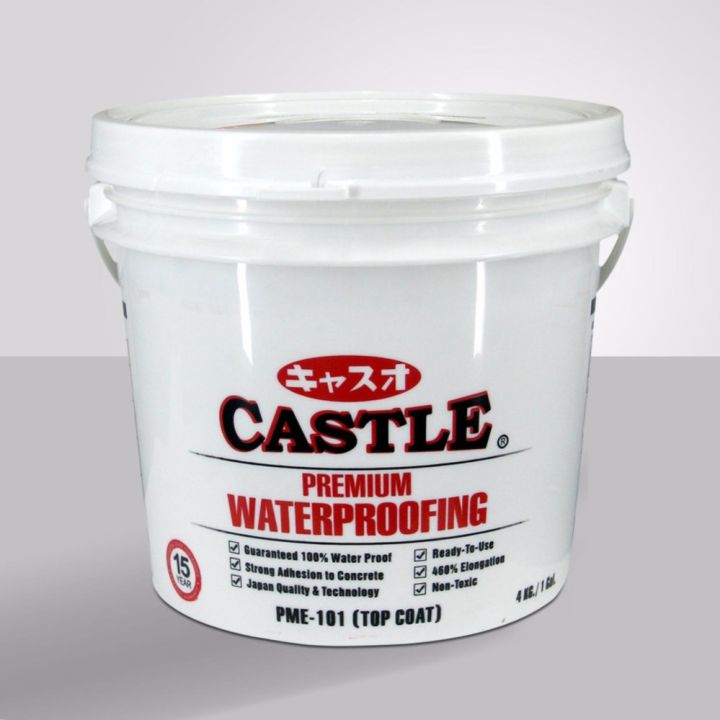 Castle PME-101 Waterproofing (Top Coat) 4KG/1Gal | Lazada PH
