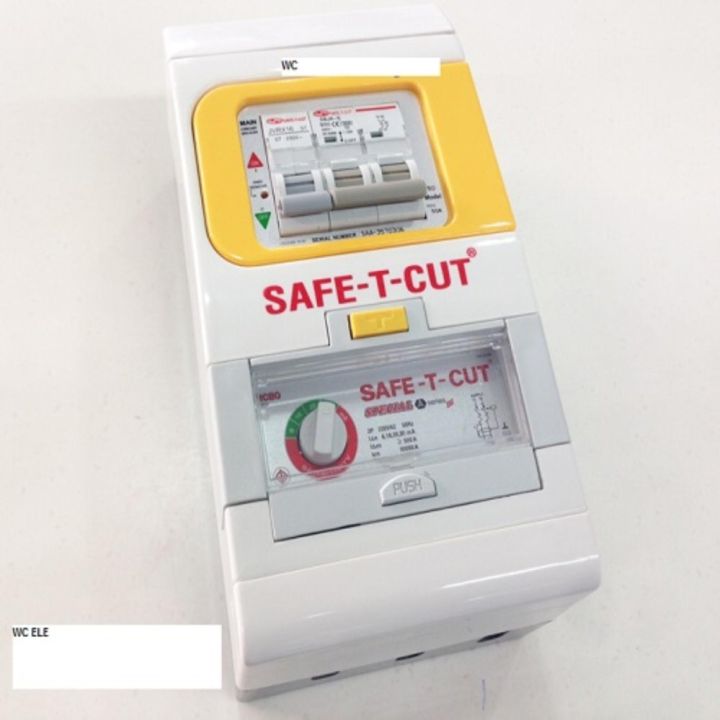 เซฟทีคัทเมนส์ ตัวตัดไฟ 3P 3เฟส 63A safe-t-cut safetcut my stc | Lazada ...