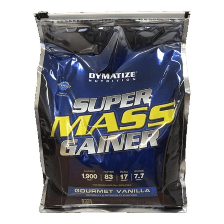 DYMATIZE NUTRITION SUPER MASS GAINER Cookie & Cream 12 LB (BAG ...