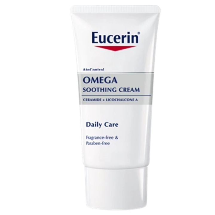Eucerin Omega Soothing Cream ยูเซอรีน โอเมก้า ชูทติ้ง ครีม 50ml. (1 ขวด ...
