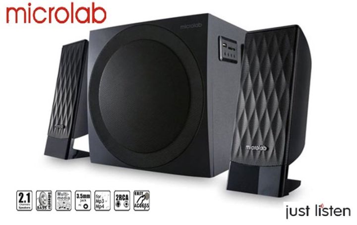 Microlab M300U I-Smart Speaker (2.1) (black) ลำโพง 2.1 แชลแนล รับประกันศูนย์ | Lazada.co.th
