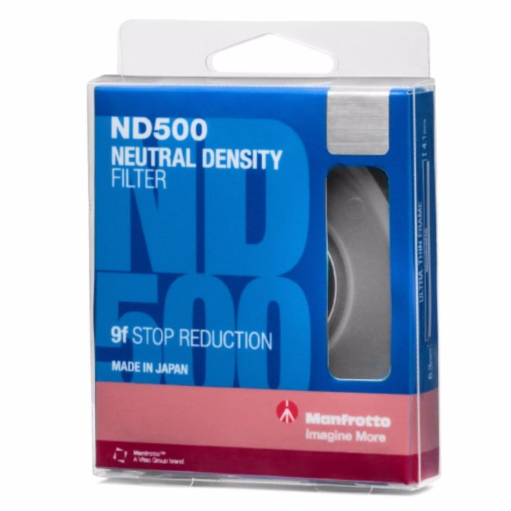 ฟิลเตอร์ Manfrotto Circular ND500 lens filter with 9 stop of light loss 77 mm. ฟิลเตอร์เลนส์ ...