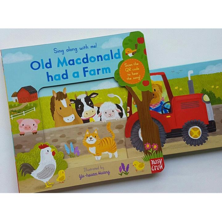 SING ALONG OLD MACDONALD (Push pull slide book: Scan QR code to listen ...