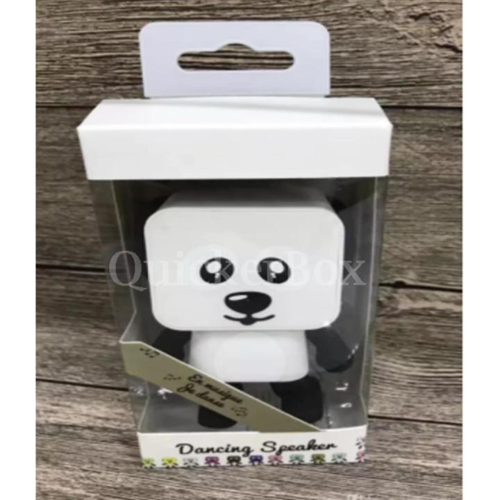ลำโพงบลูทูธมินิ สุนัข Robot Dancing Dog Mini USB Smart Bluetooth ...