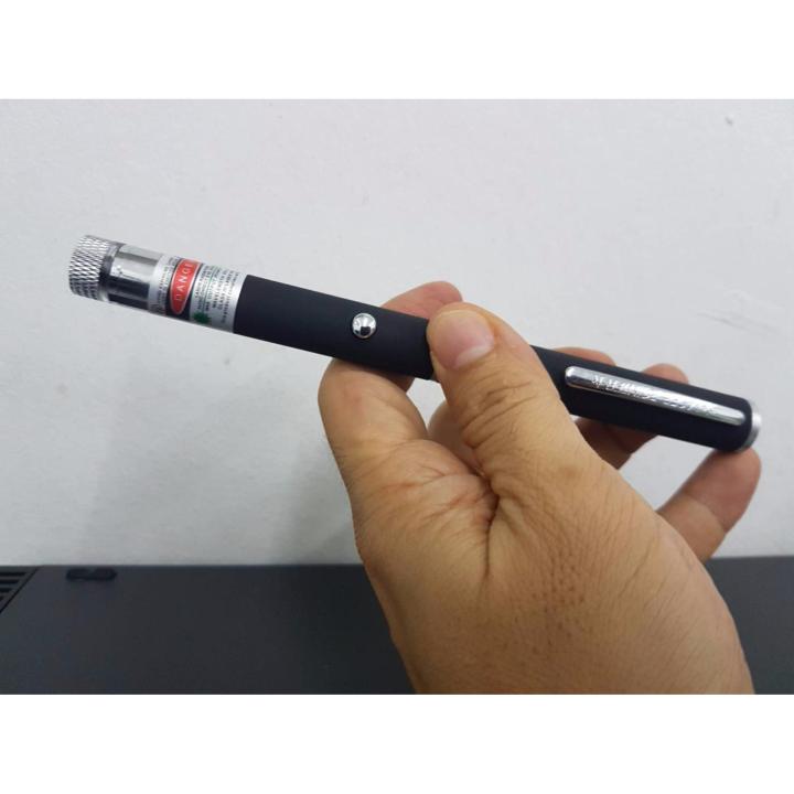 เลเซอร์ สีเขียว 2000 mW Green Laser pointer เปลี่ยนหัวได้ 5 แบบ พร้อม ...