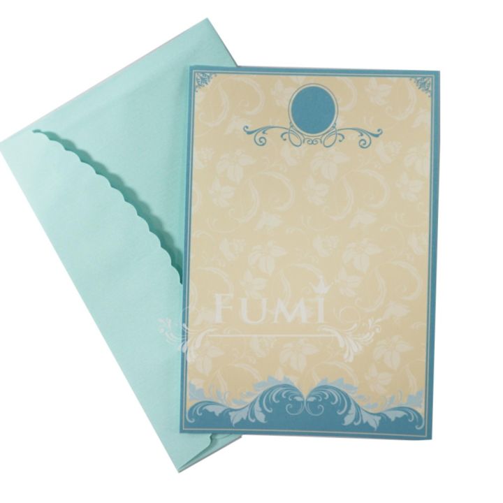 Fumi การ์ดแต่งงาน การ์ดเปล่า หน้าเดียวพร้อมซอง 4x6 นิ้ว 100 ชุด ...