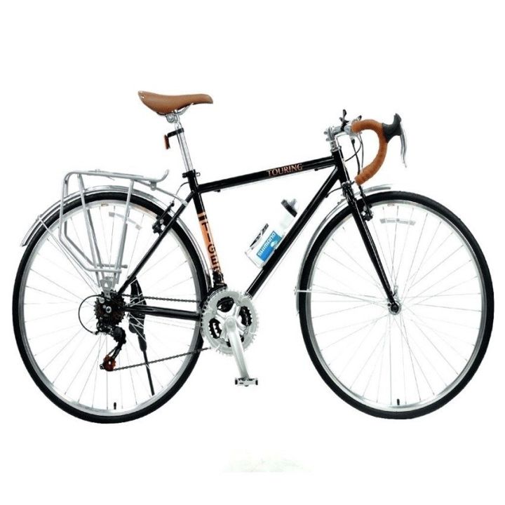 TIGER จักรยาน TOURING ล้อ 700 C รุ่น TIGER TOURING ROAD BIKES สีดำ แถม ...