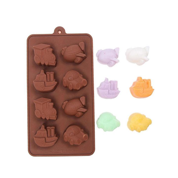 Real Cook แม่พิมพ์ซิลิโคน รถไฟ เครื่องบิน แต่งหน้าเค้ก ฟองดองค์ ชอคโกแล ...