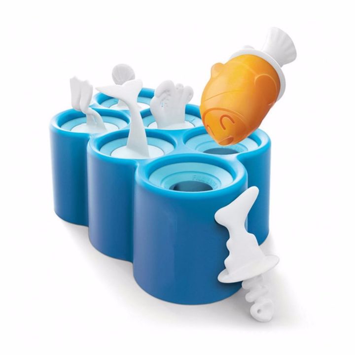 ชุดแม่พิมพ์ทำไอศครีมแท่ง รุ่น 6 FISH POPS-021-J1 | Lazada.co.th