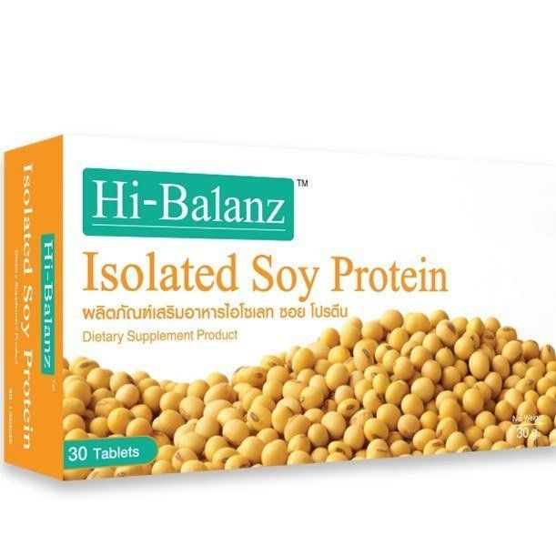 Hi-Balanz ไฮบาลาานซ์ โปรตีนสกัดถั่วเหลือง เพิ่ม ชดเชย ฮอร์โมนหญิง เอสโต ...