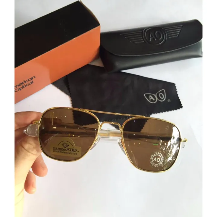 Kính râm, Kính mát chống nắng cao cấp cho nam cơn AO (Nâu trà) | Lazada.vn