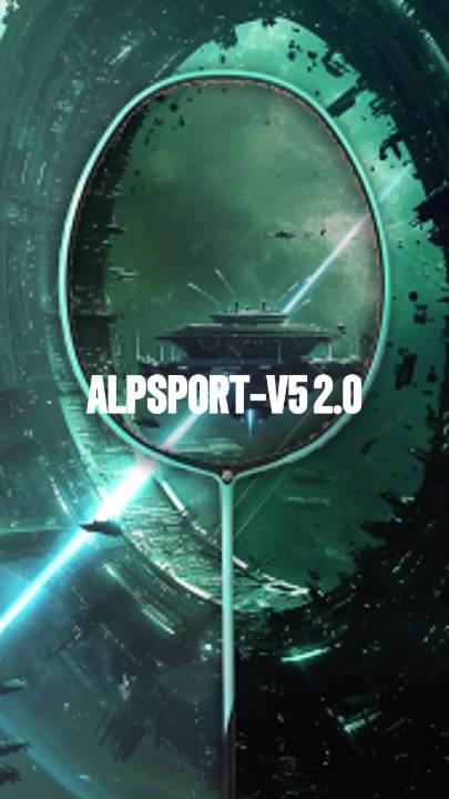 ALP V52.0 badminton racket set 4U max 30lbs ultra-light full carbon ...
