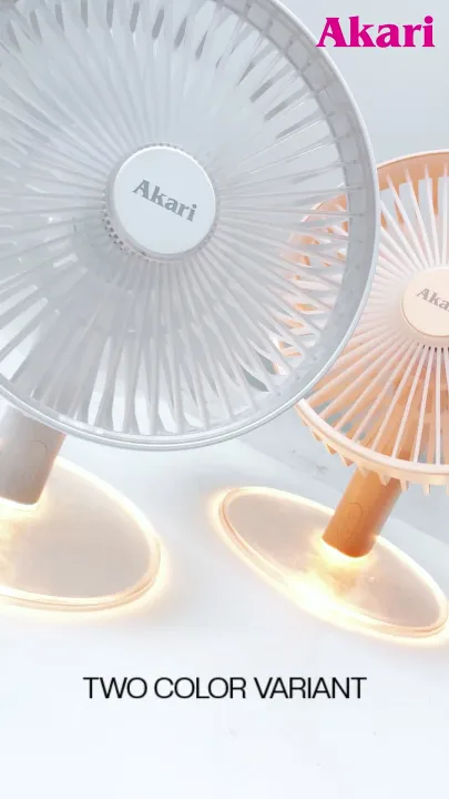 Akari Trio Bundle : Rechargeable Luscent Fan (ARF-134) 3PCS | Lazada PH