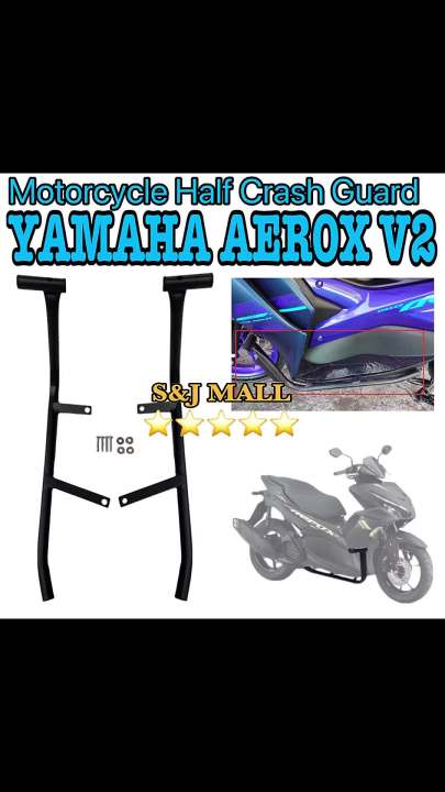 YAMAHA Aerox V2 HALF CRASH GUARD MOTORCYCLE CRASH GUARD MOTORCYCLE ...