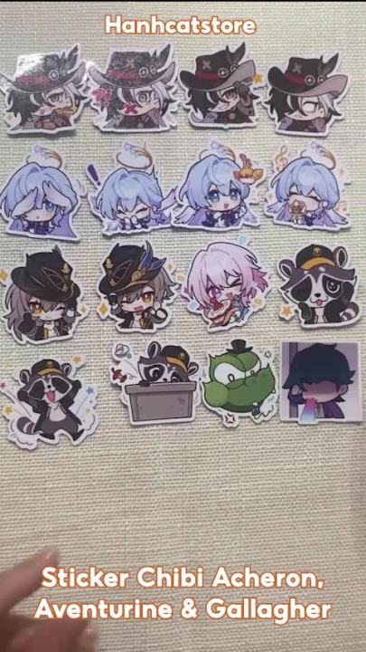 [Honkai Star Rail] Sticker Robin, Boothill, Caelus, Stelle, March 7 và ...