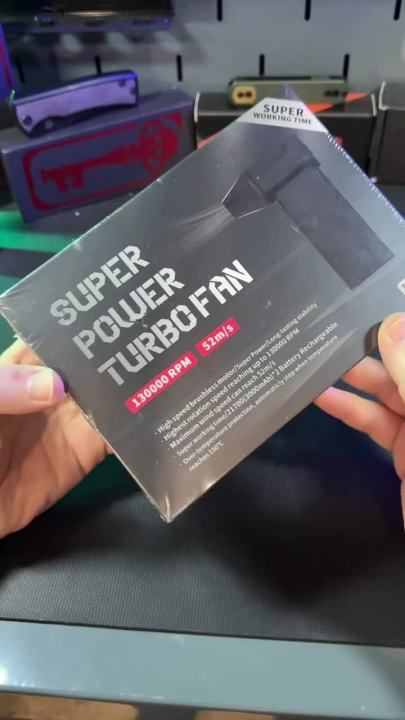 Latest Most Powerful X3 Mini Turbo Fan 130000 RPM Portable Cordless ...