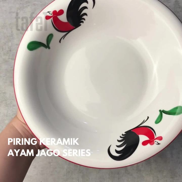 KOPIN Piring Ayam Jago Omega 23 cm isi 1 | Lazada Indonesia