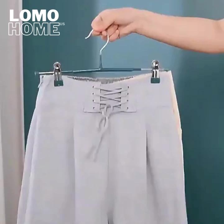 Móc kẹp quần âu, váy LOMO thiết kế 2 đầu gim giữ chống trượt, chống ...