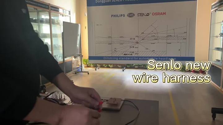SENLO PH ORIGINAL HARNESS STROBE & FLASH Motorcycle Spotlight Wire ...